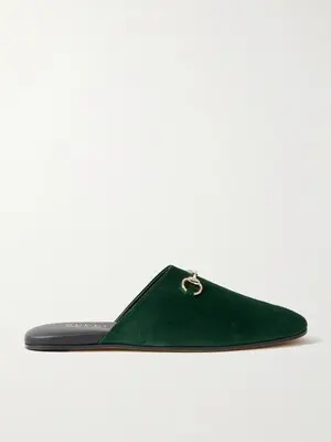 Gucci Green Velvet Logo