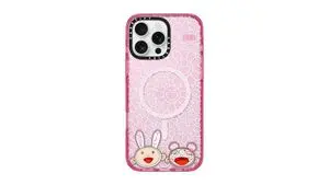 TAKASHI MURAKAMI X Casetify Kaikai And Kiki Iphone 16 Pro Max Impact Magsafe Phone Case - Pink Fizz