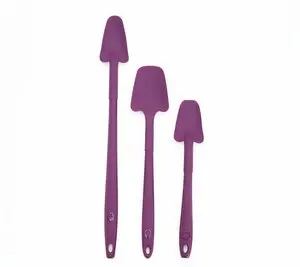 KOCHBLUME Set Of 3 Silicone Last Drop Spoons - One-color