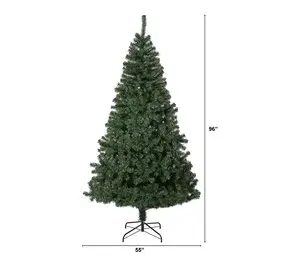 NEARLY NATURAL 8' Northern Tip Pine Artificial Christmas Tree