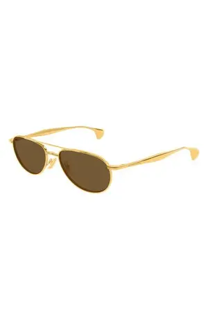 Bottega Veneta 56mm Geometric Sunglasses
