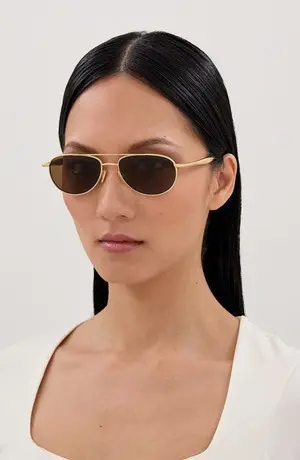 Bottega Veneta 56mm Geometric Sunglasses