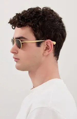 Bottega Veneta 56mm Geometric Sunglasses