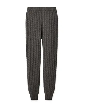 UGG Lorelai Cable Knit Pants - Charcoal Heather