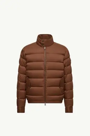Moncler Phrier Short Down Jacket - Brown