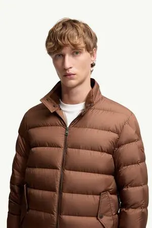 Moncler Phrier Short Down Jacket - Brown