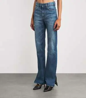 Chloé Faded Straight Jeans - Red