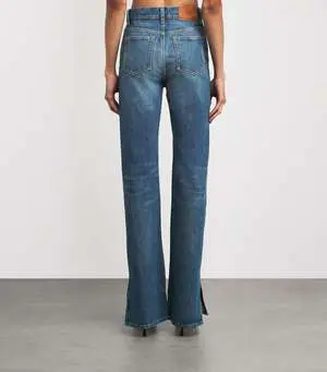 Chloé Faded Straight Jeans - Red