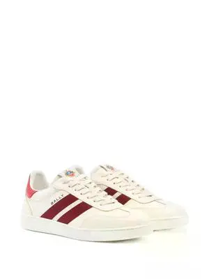 Bally Striped Leather Sneakers