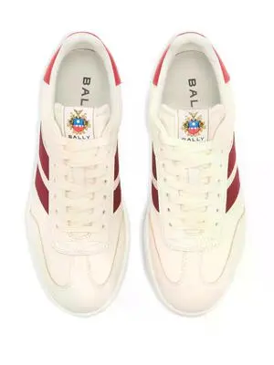 Bally Striped Leather Sneakers
