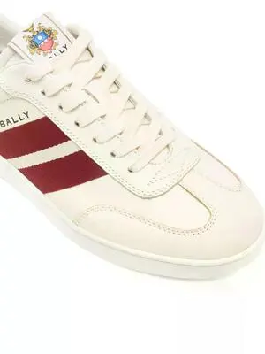 Bally Striped Leather Sneakers