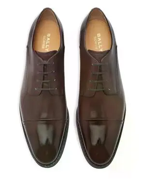 Bally Scribe Leather Oxford Shoes