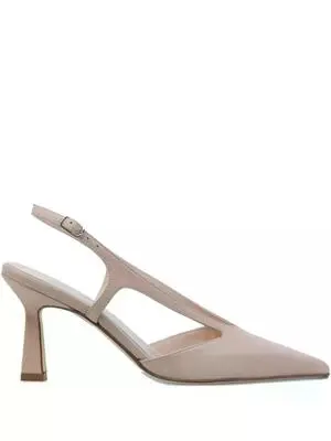 ANNA F. Pointed-toe Slingback Pumps