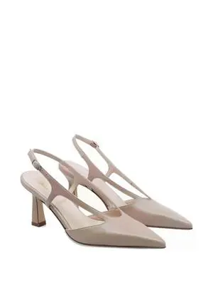 ANNA F. Pointed-toe Slingback Pumps