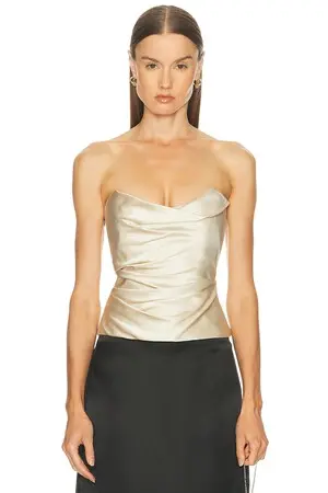 THE SEI Cowl Bustier Top