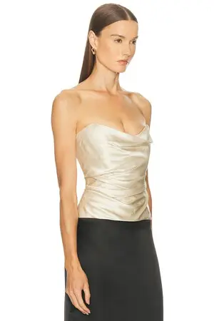 THE SEI Cowl Bustier Top
