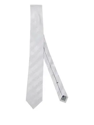 ERRICO FORMICOLA Herringbone Tie - Grey