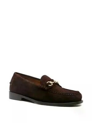 SEBAGO Horsebit Suede Loafers - Brown