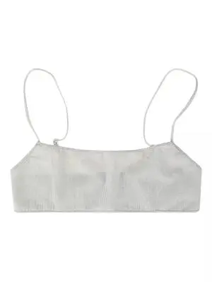 MC2 SAINT BARTH Sadie Bikini Top - Silver