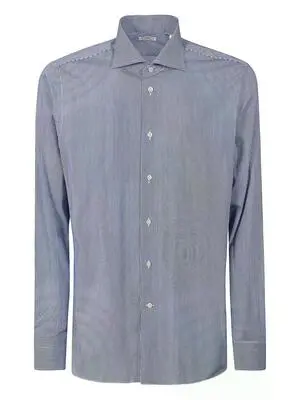 BORRIELLO NAPOLI Spaccanapoli Striped Shirt - Blue