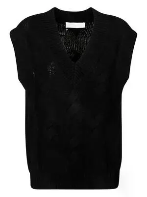 V-Neck Sleeveless Sweater Vests