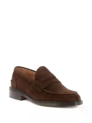 TRICKER'S Suede Loafers - Brown