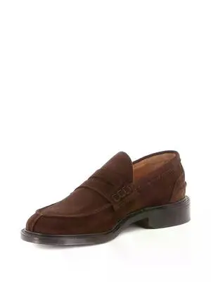 TRICKER'S Suede Loafers - Brown