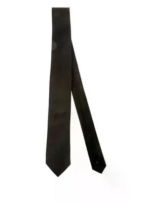 ERRICO FORMICOLA Silk Neck Tie Black