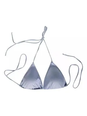 MC2 SAINT BARTH Leah Triangle Bikini Top - Blue