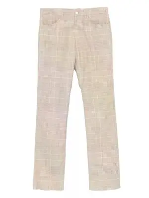 Alexander McQueen Checked Trousers