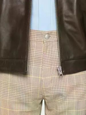 Alexander McQueen Checked Trousers