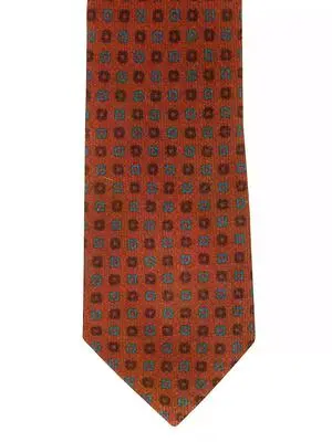 PETRONIUS 1926 Geometric-pattern Wool Neck Tie