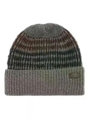 Barbour Knitted Beanie And Scarf Set