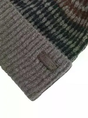 Barbour Knitted Beanie And Scarf Set