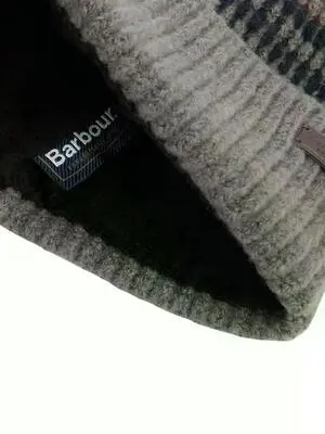 Barbour Knitted Beanie And Scarf Set