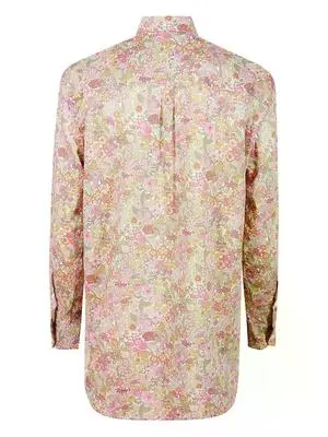 MC2 SAINT BARTH Brigitte Floral French-collar Shirt