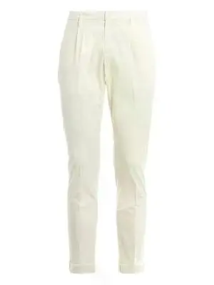 DONDUP Pleated Cotton Trousers