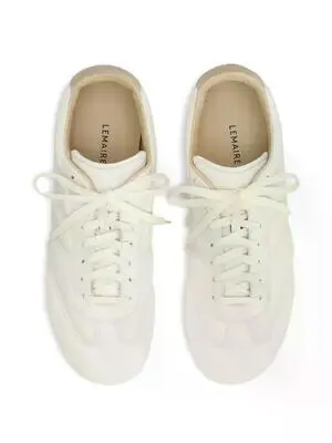 LEMAIRE Panelled Leather Sneakers - White
