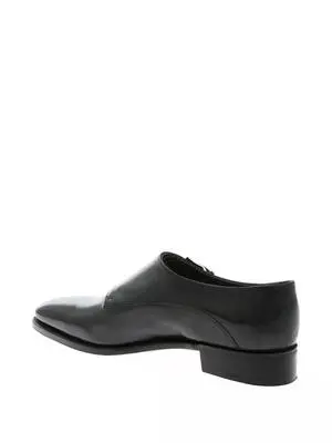 John Lobb Double-buckle Leather Derby Shoes