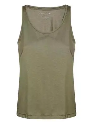 Majestic Filatures U-neck Tank Top - Green