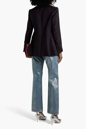 Veronica Beard Ellette Dickey Cashmere-felt Blazer