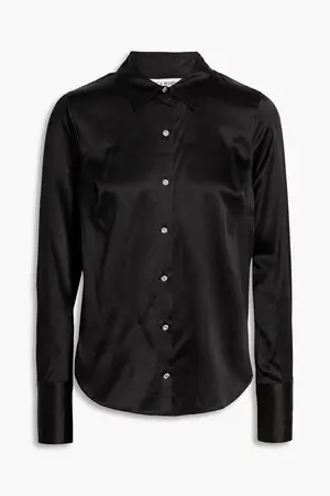 Veronica Beard Monique Silk-blend Satin Shirt
