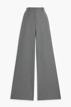Maje Twill Wide-leg Pants