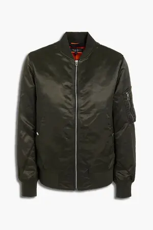Rag & Bone Manston Satin Bomber Jacket