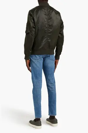 Rag & Bone Manston Satin Bomber Jacket