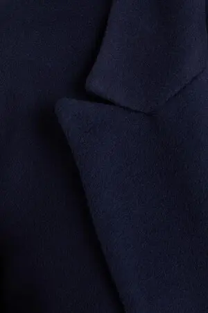 Maje Double-breasted Wool-blend Felt Coat