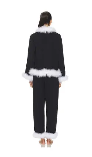 Sleeper Venus In Love Blouse & Pants With Feathers