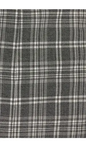 YUHAN WANG Hand Crafted Rose Check Halterneck Dress