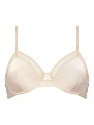 ERES Coquet Lace-trimmed Full-cup Bra - Neutrals