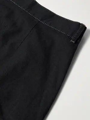 Rick Owens Wide-leg Distressed Jeans - Black